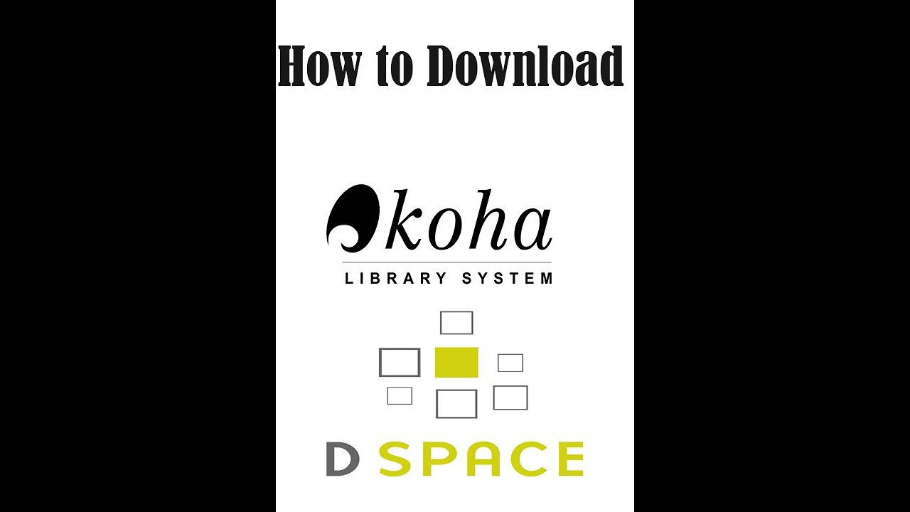 How to Download KOHA & DSpace ISO file - YouTube