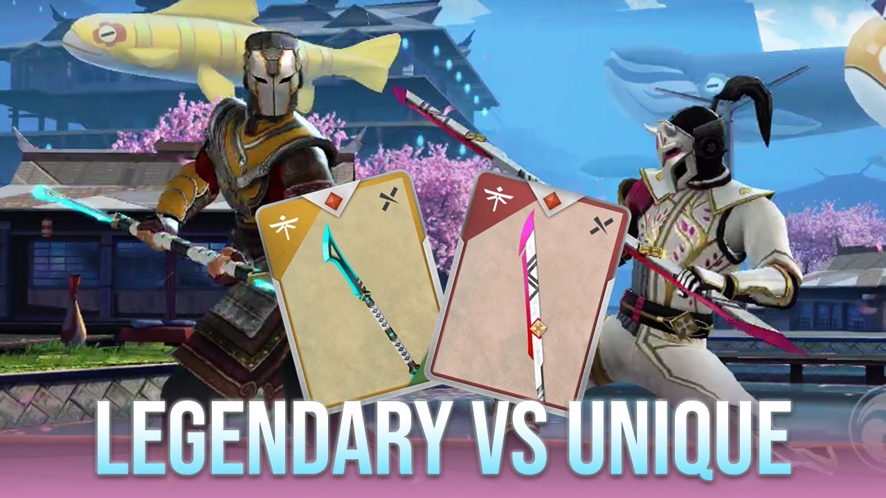 Shadow Fight 3: Legendary Glaive VS Unique Glaive - Blossom Festival ...