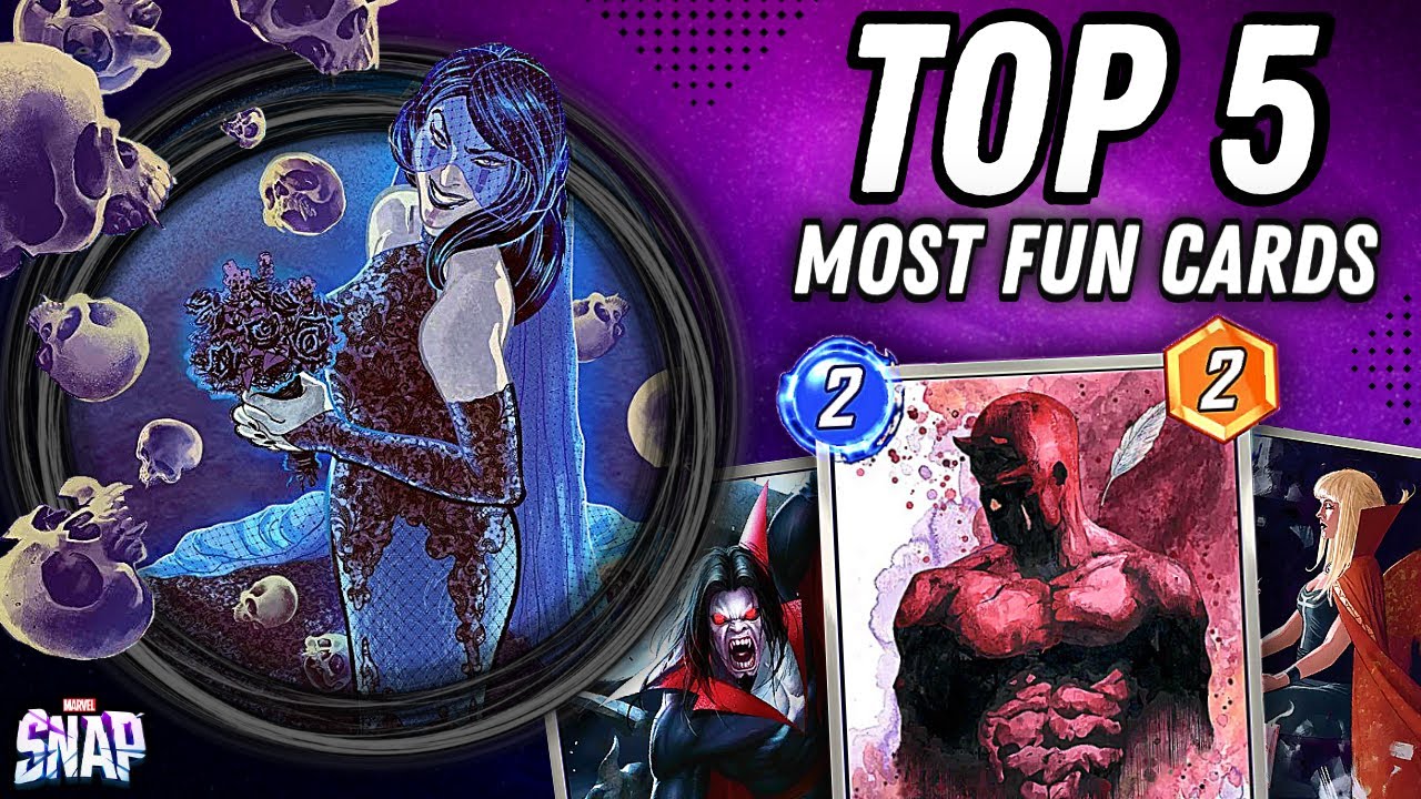 TOP 5 MOST FUN CARDS | Marvel Snap - YouTube