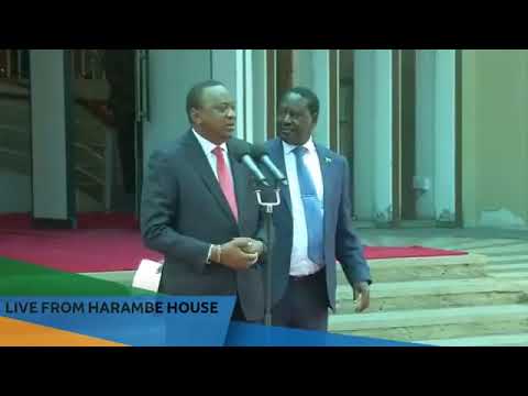 UHURU RAILA HANDSHAKE SPEECH - YouTube