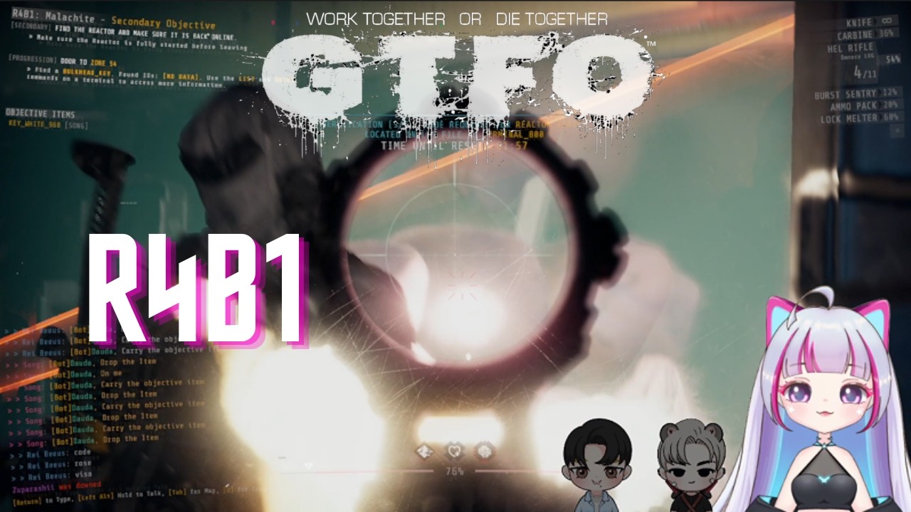 【GTFO】 R4B1 Malachite - Teamwork này lạ - Rei Chaoran - YouTube