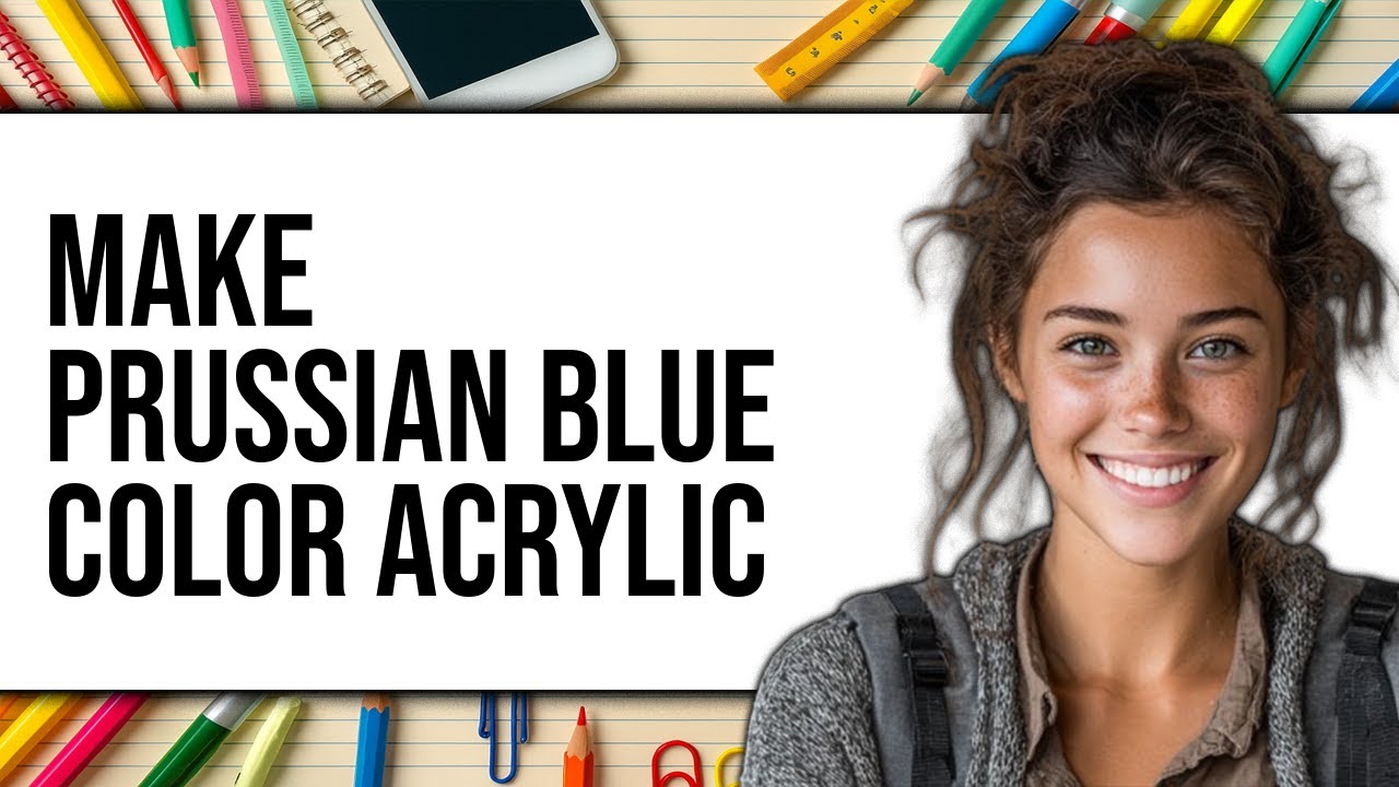 How To Make Prussian Blue Color Acrylic - YouTube