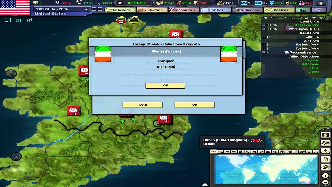 Let´s Play Hoi3 Modern Warfare Mod Beta 5 Part 5. Bush´ "Ellection ...