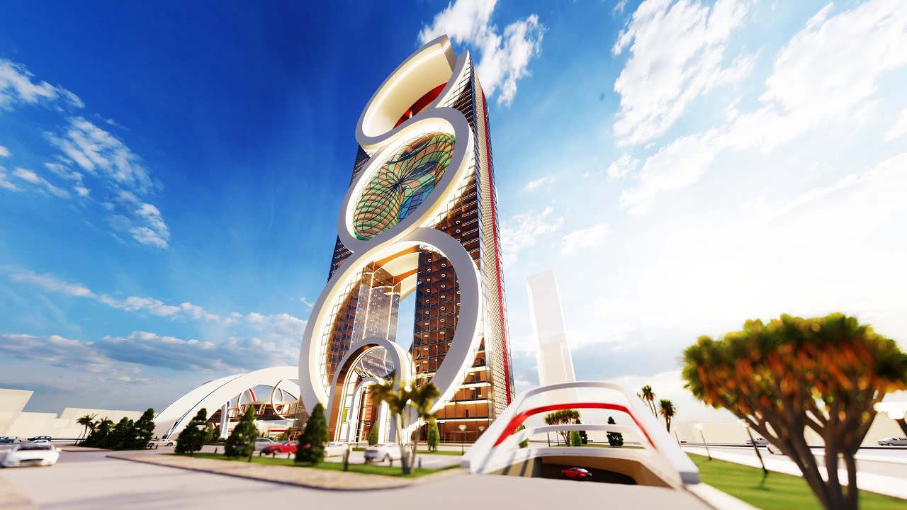 The conceptual design of the administrative and office complex "Ring ...