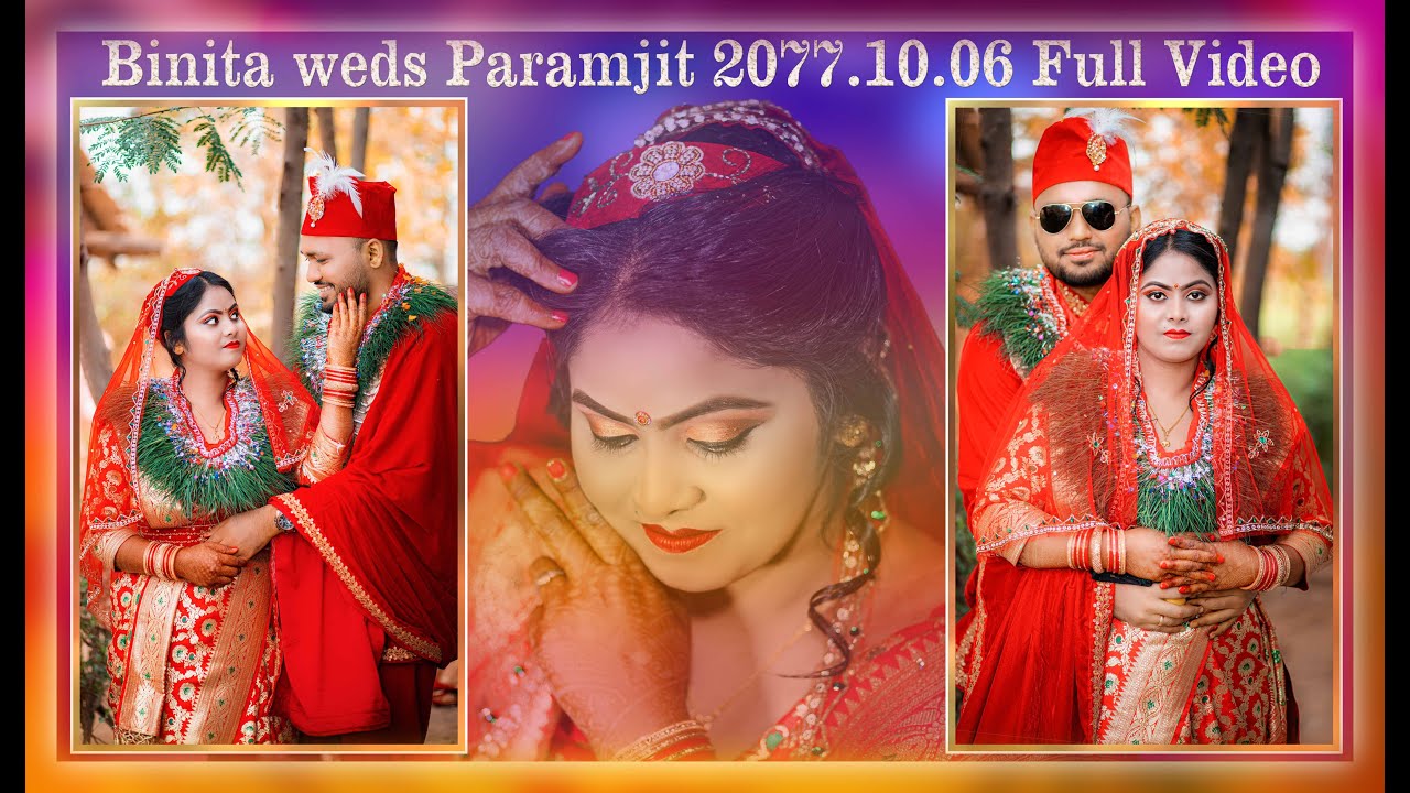 Binita weds Paramjit nepali wedding film - YouTube