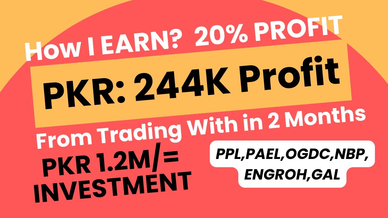 How I Earn 20% Profit With In 2 Months PKR 244K From 1.2M Investment # ...