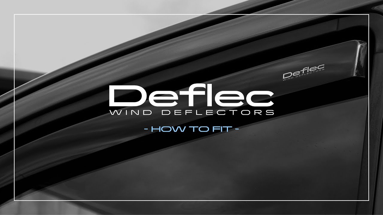 How To Fit Deflec Wind Deflectors - YouTube