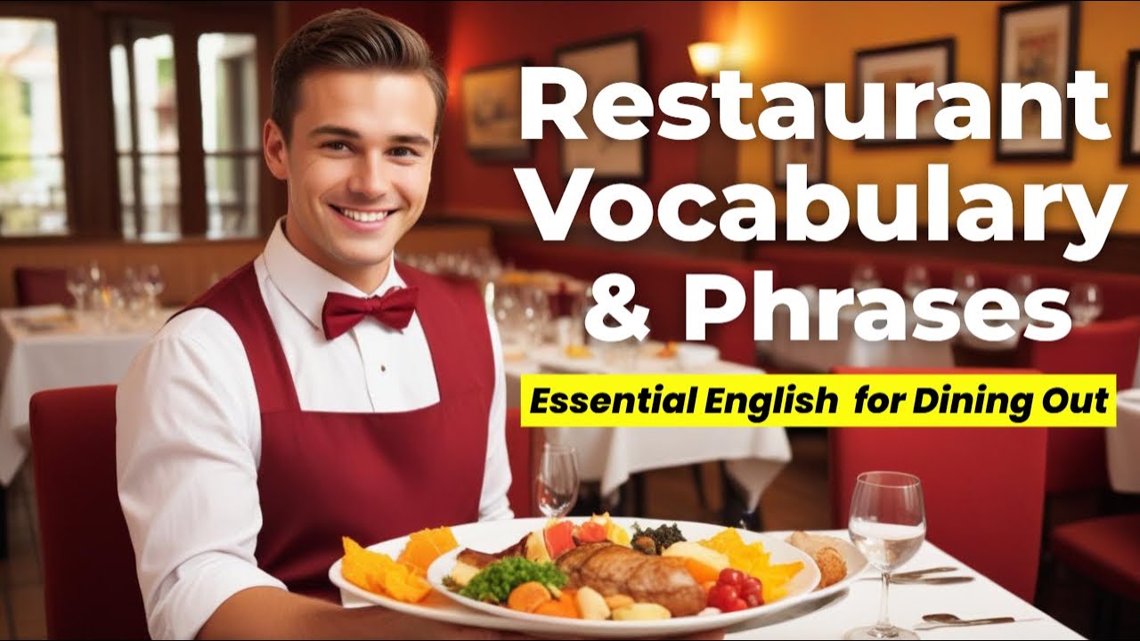 Essential English for Dining Out: Restaurant Vocabulary & Phrases 🍽️🗣️ ...