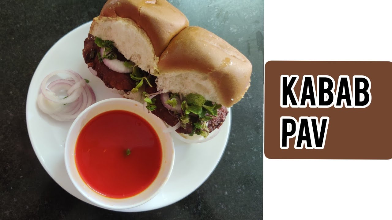 Kabaab Pav | Bombay Street Food | Street Style Kabaab Pav| Evening ...