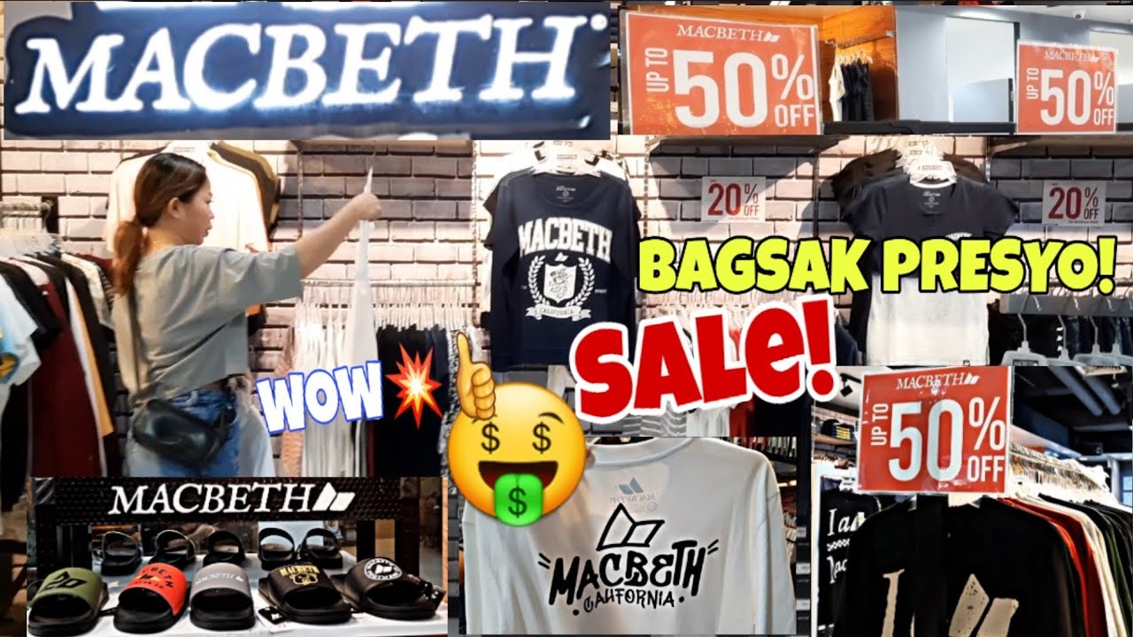 SALE ORIGINAL MACBETH STORE up TO 50% OFF! APPARELS SLIDE 450 lang ...
