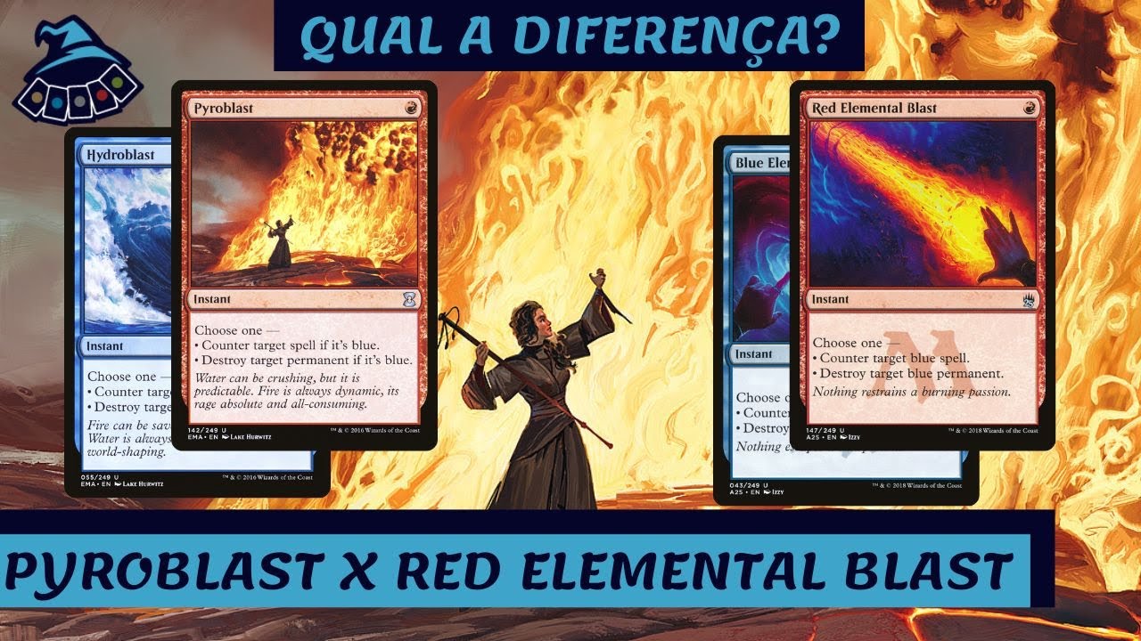 Entenda a diferença: Pyroblast x Red Elemental Blast - YouTube