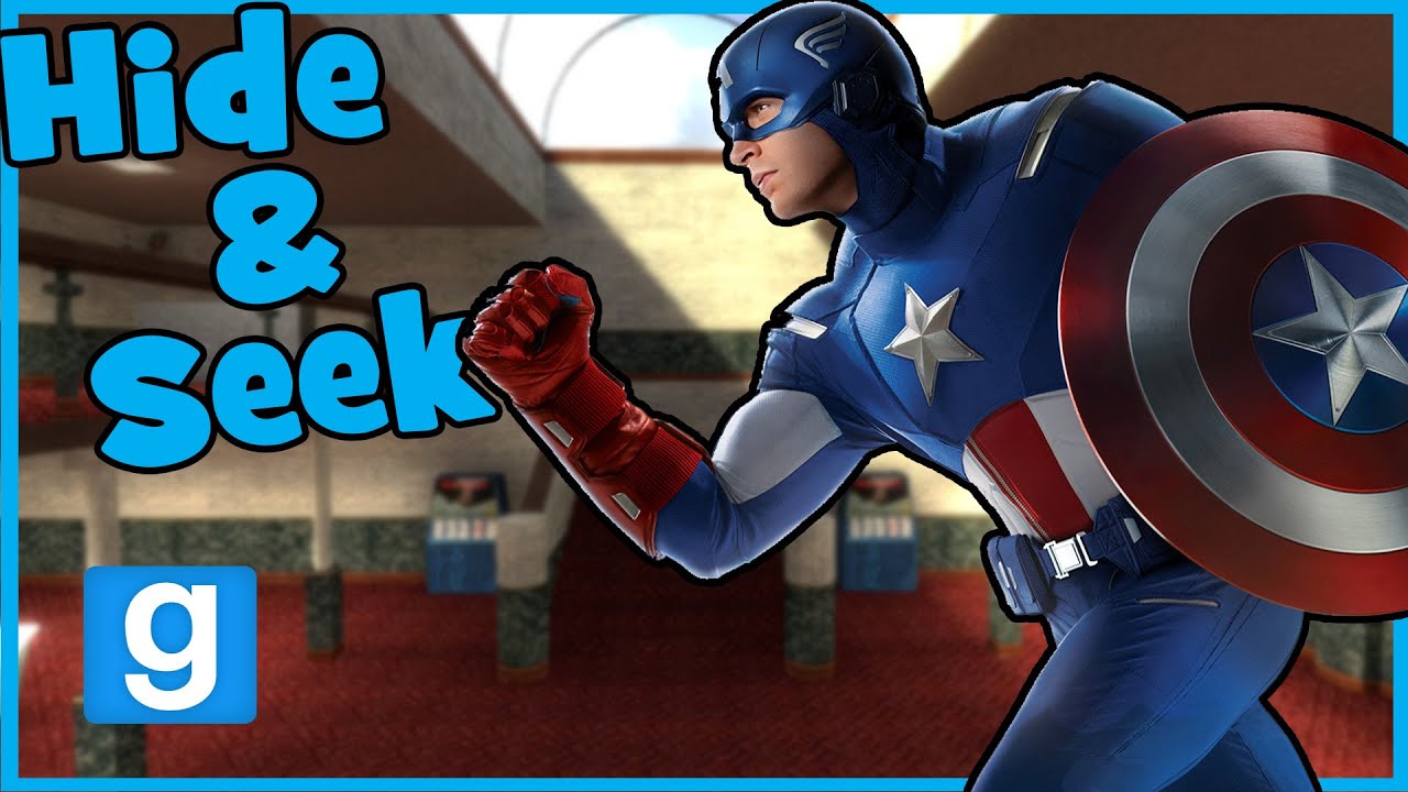 Garry's Mod | CAPTAIN AMERICA HIDE & SEEK | Gmod Sandbox - YouTube