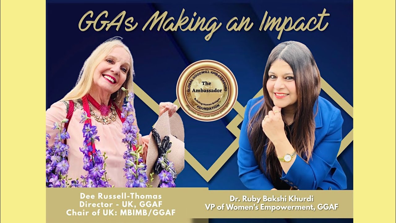 Global Goodwill Ambassadors creating an Impact: Dee Russell Thomas in ...