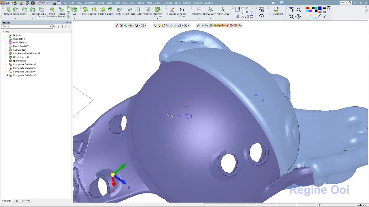 ID2003301730 Part Design 2 in Cimatron 15 - YouTube