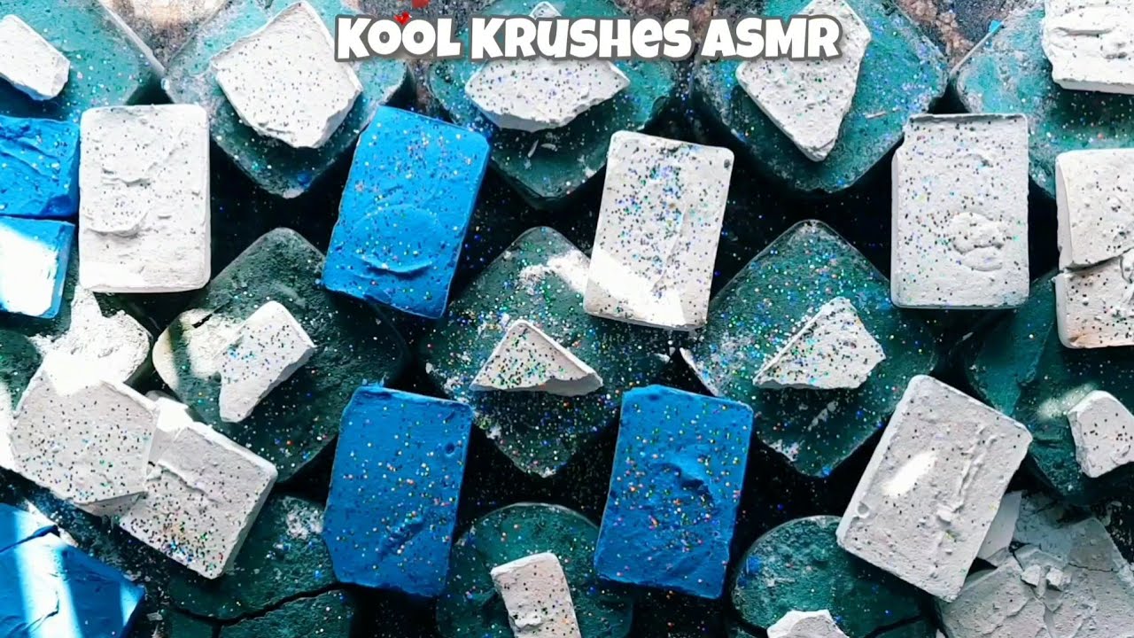 Blue White Bars & Gray Blocks| Super Dusty, Crunchy & Soft| Edit ...