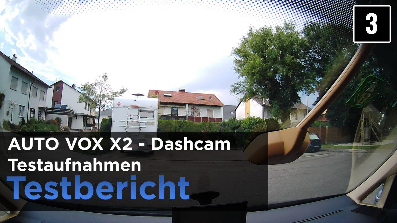 AUTO-VOX X2 im Test - Dashcam/Autokamera mit Rückspiegels und ...