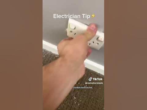 FASTEST way to cut in electrical boxes #electriciantip #sparky - YouTube