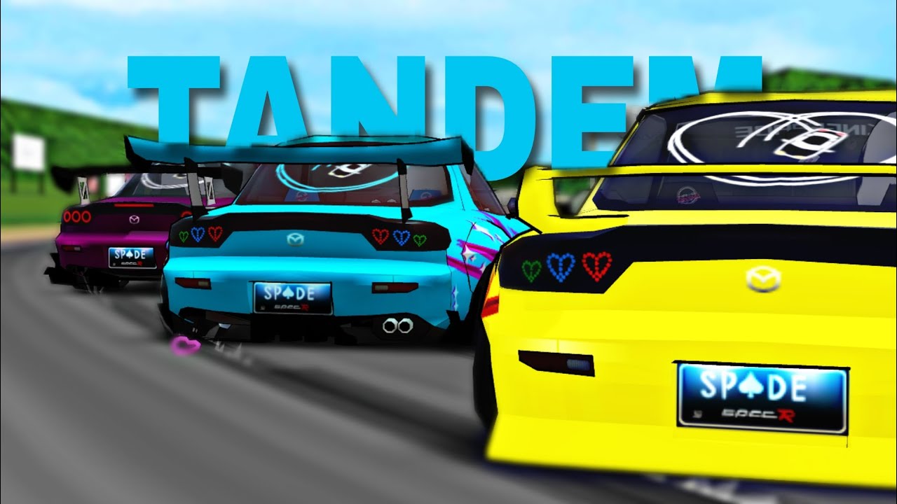 Mazda RX7 Trio Tandem Train w/K'Spade Livery - FR Legends - YouTube