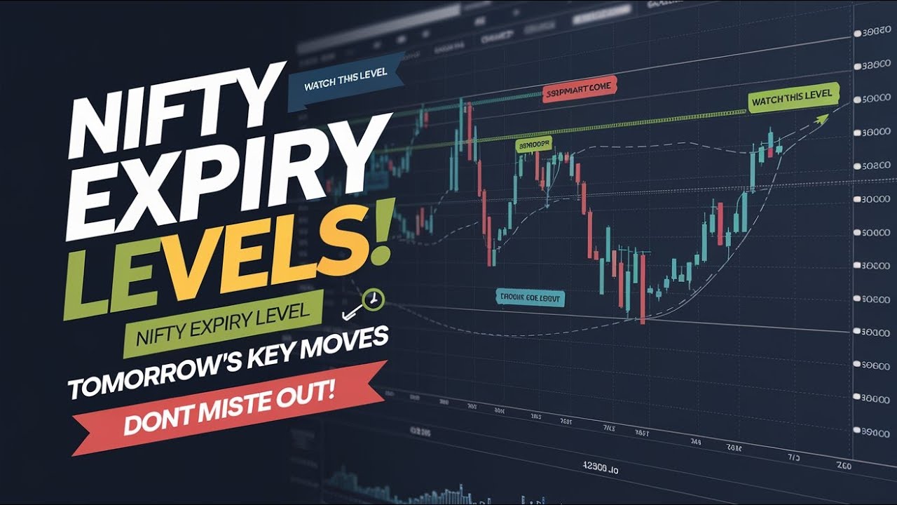 discussions about important levels on expiry of nifty tomorrow - YouTube