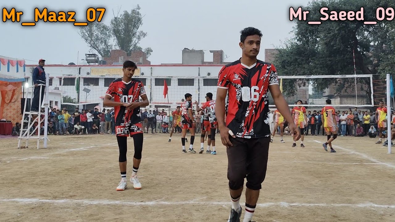 | Azamgarh VS Gwalior | #mr_maaz_07 #mr_saeed_09 | All india volleyball tournament Agra | - YouTube
