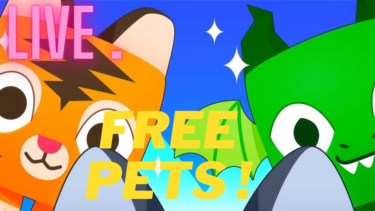 Live Giving Away Free Pet Sim X Pets!! - YouTube
