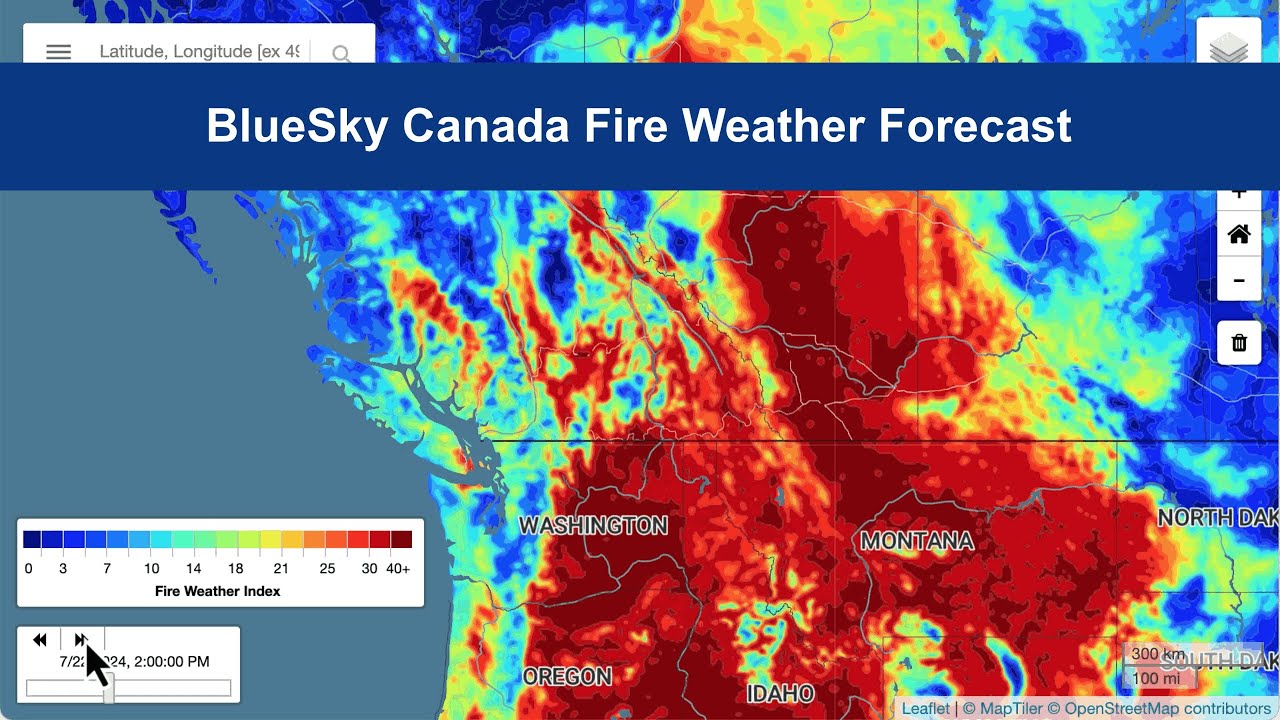 Interpreting BlueSky Fire Weather Forecasts - YouTube