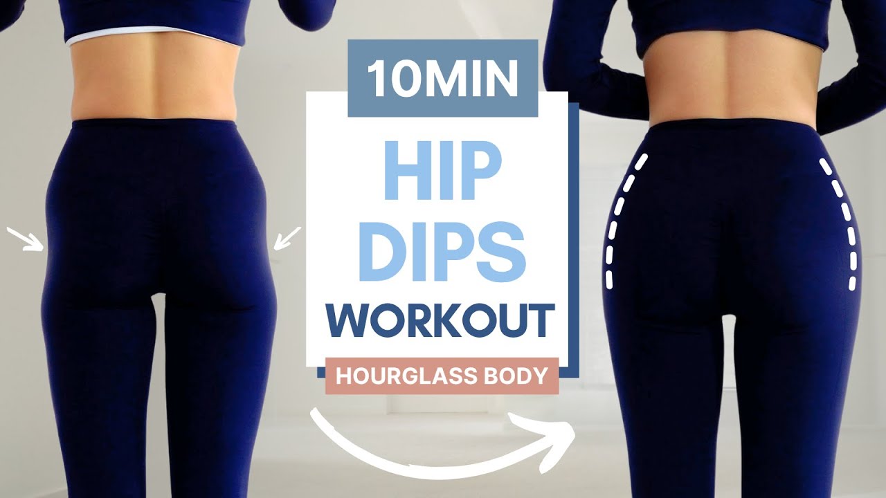 10min HIP DIPS WORKOUT — Burn Thigh Fat & Grow Side Glutes (No ...