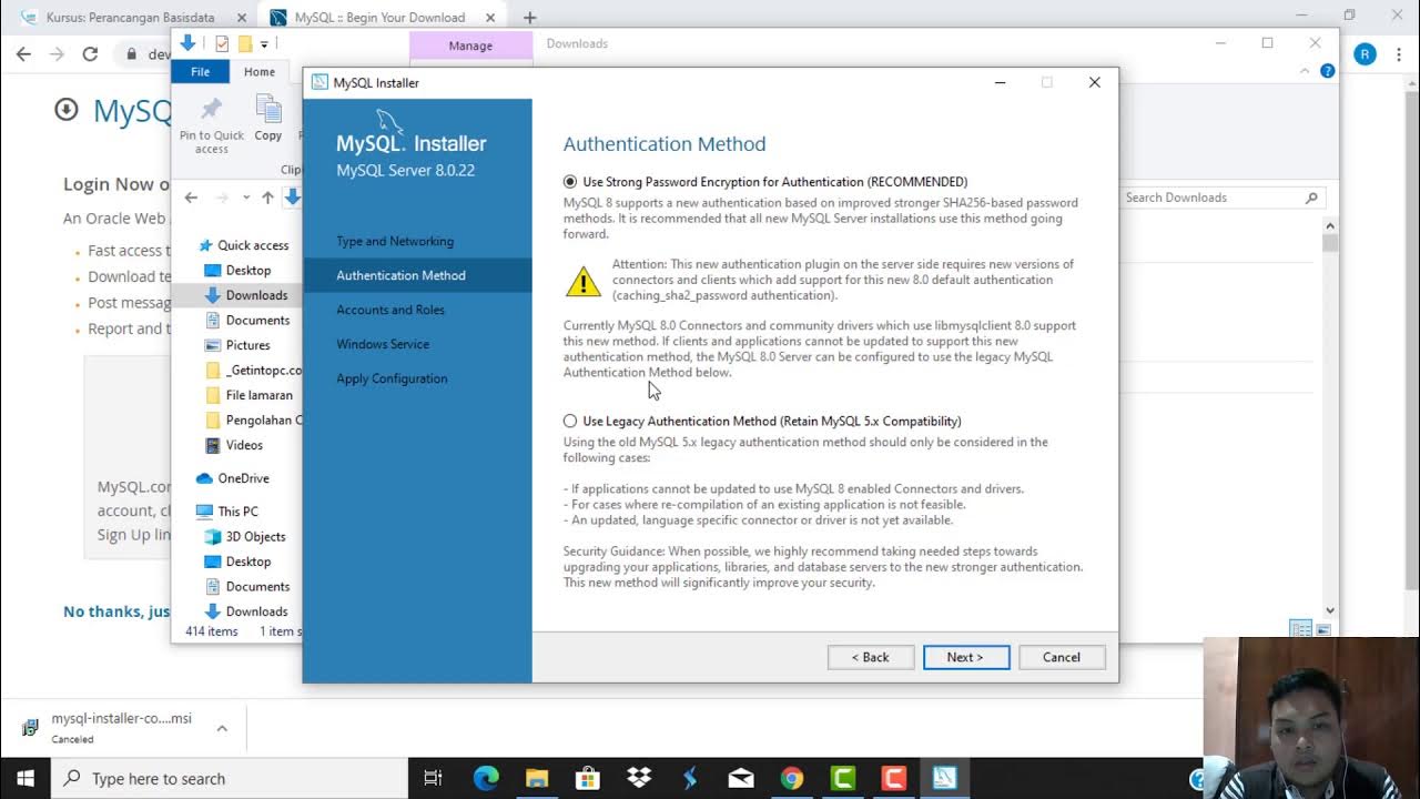 Tutorial Mendownload dan Meng-instal MySQL - YouTube