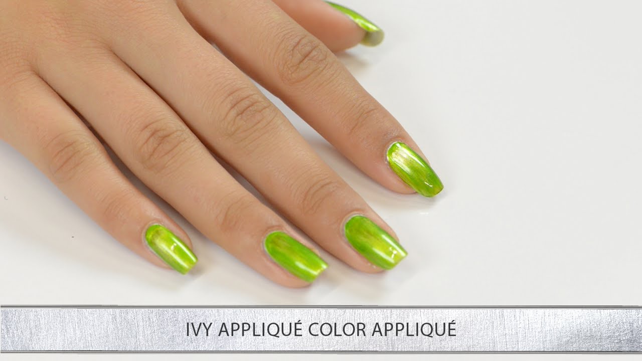 Morgan Taylor Lacquer Chrome Collection: Chrome Ivy Application - YouTube