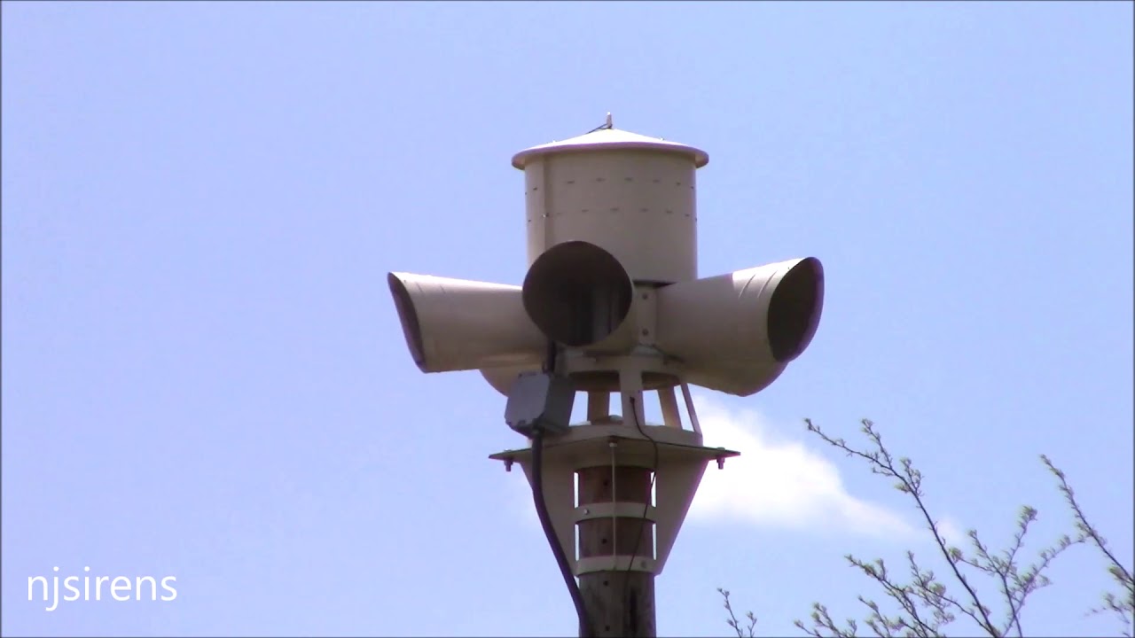 Sentry 14V Fire Siren Test - Pennington, NJ (Attack) - YouTube