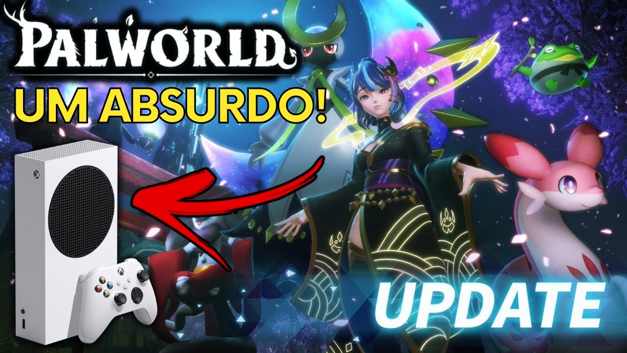 UM ABSURDO! Teste da Nova Atualização de PALWORLD no XBOX SERIES S ...