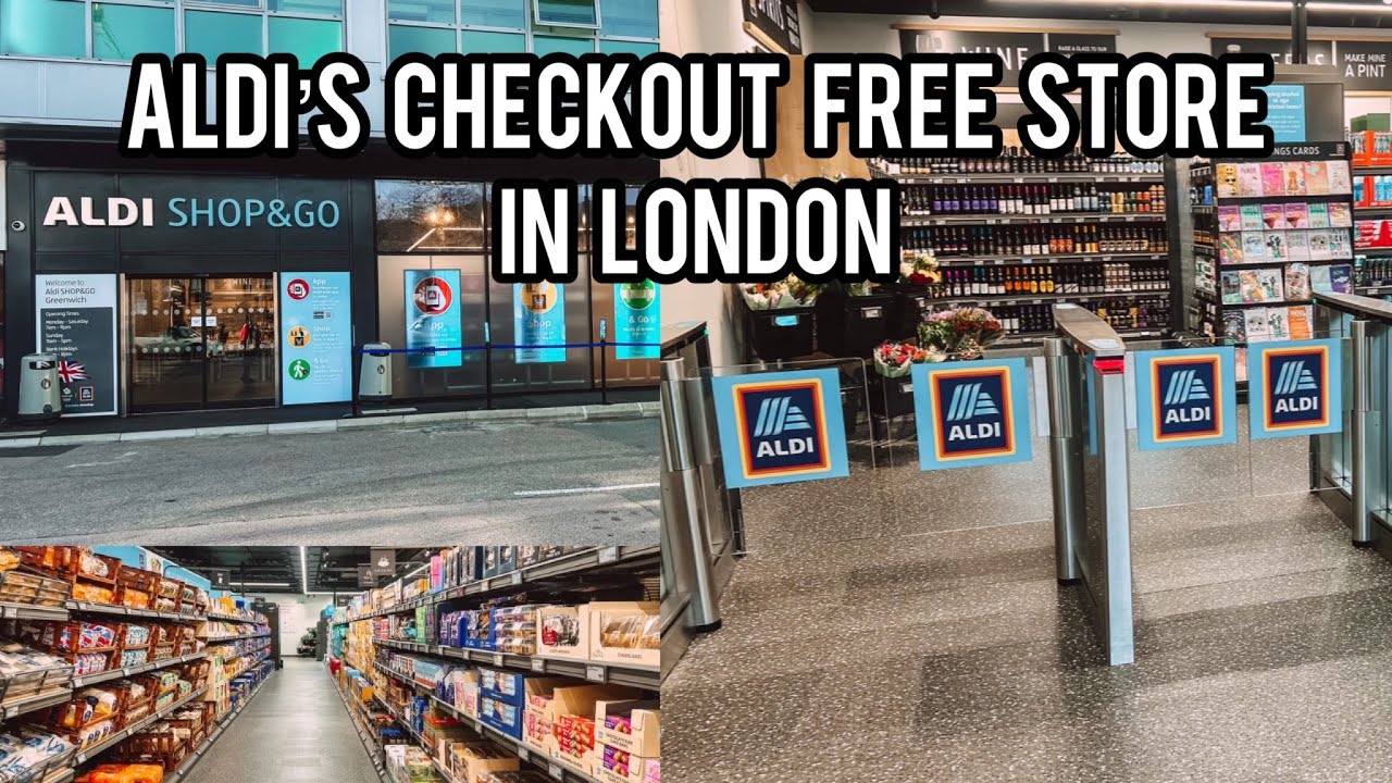 Aldi checkout free store - walk out without having to queue - YouTube