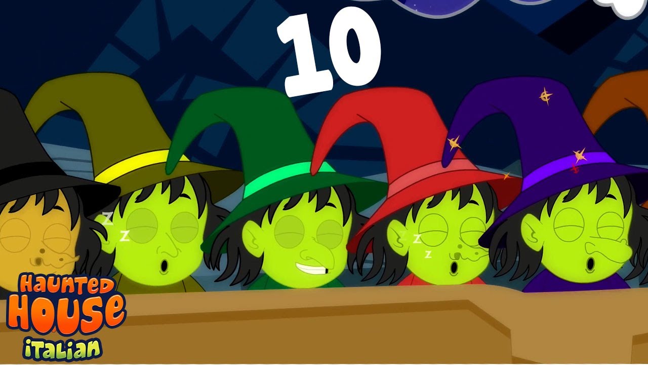 Dieci nel Letto + Di Più Musica di Halloween per Bambini in Italiano ...