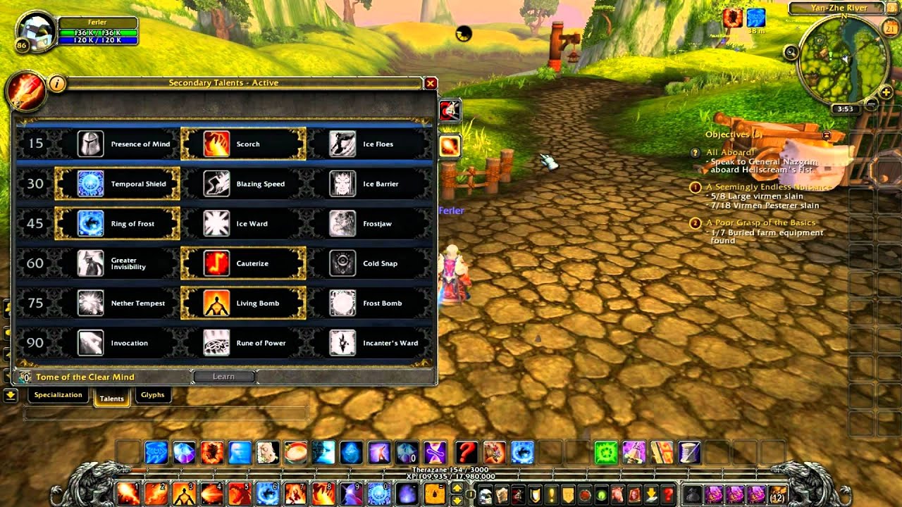 WoW MoP - What talents I'll be choosing episode 3 - Fire mage! - YouTube