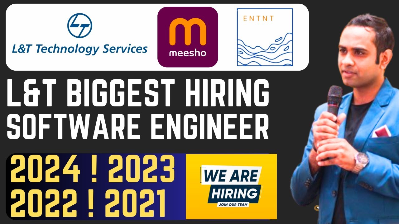 🔴L&T Technology, ENTNT Junior Engg ,Messho Biggest Hiring |. Batch 2024 ...
