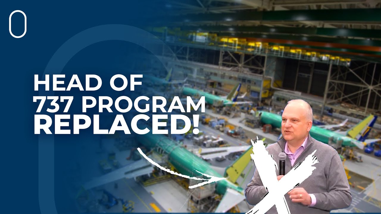 Boeing Replaces 737 Program Leader Amid Fallout - YouTube