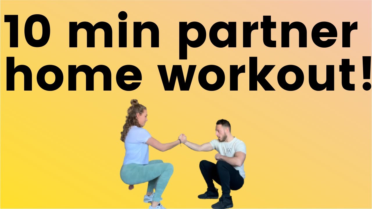 10 min partner home workout! - YouTube