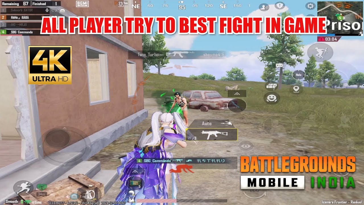 ALL PLAYER TRY TO BEST FIGHT IN THE GAME BGMI | PUBG MOBILE - YouTube