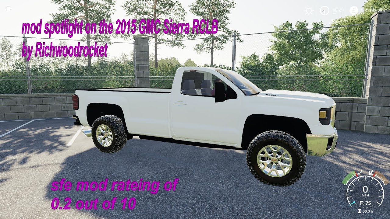 farming simulator 19 mod spotlight the 2015 GMC Sierra RCLB - YouTube