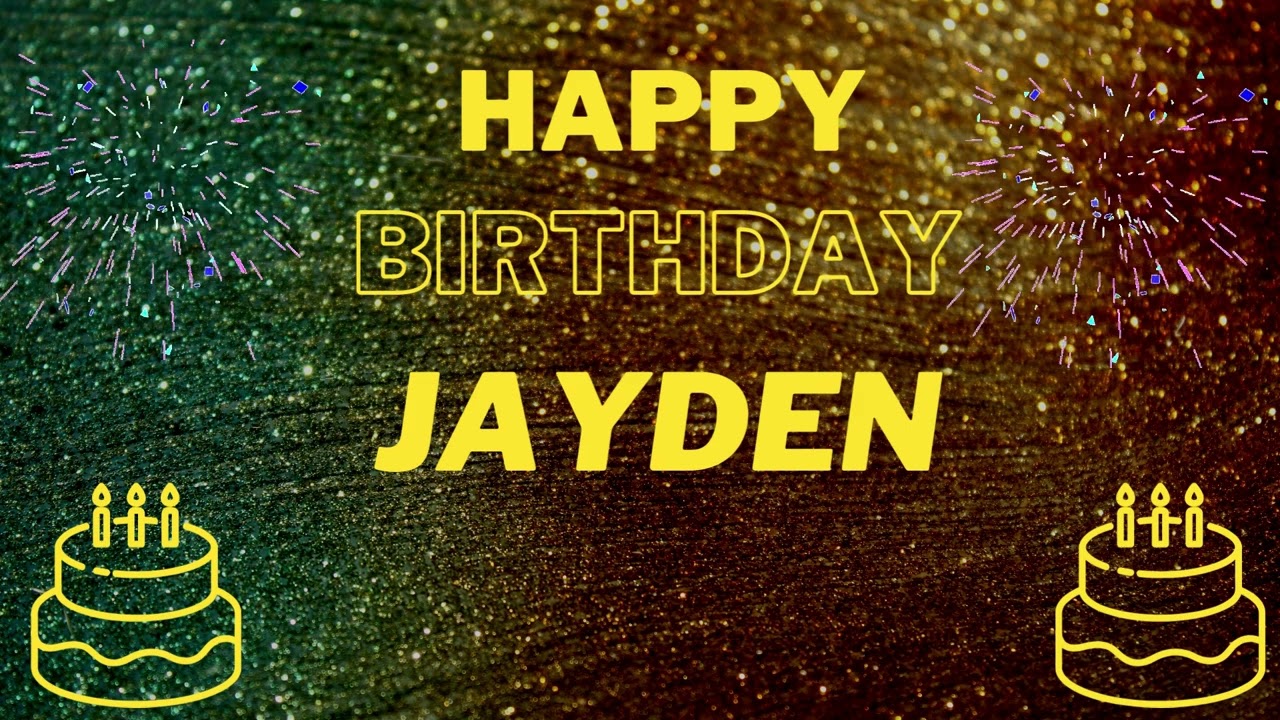 Happy Birthday Jayden (EDM Mix) - YouTube