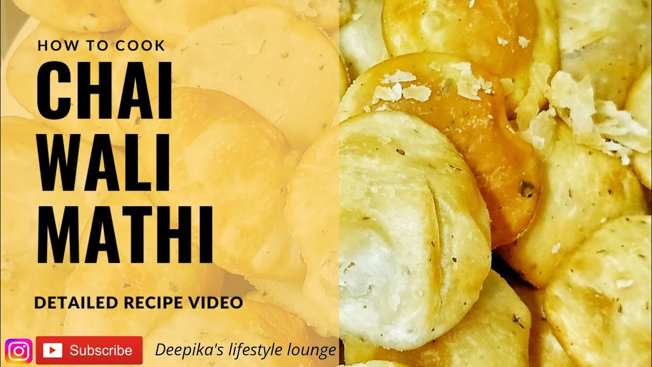 Chai wali mathi/ matri recipe || Tea snack recipe - YouTube