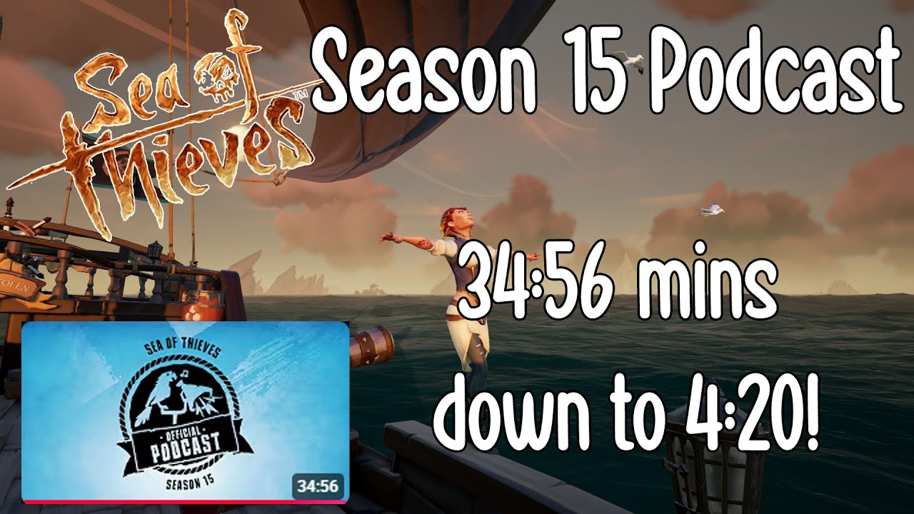 Recap: Season 15 Podcast from 34 mins down to 4:20 - nice! - YouTube