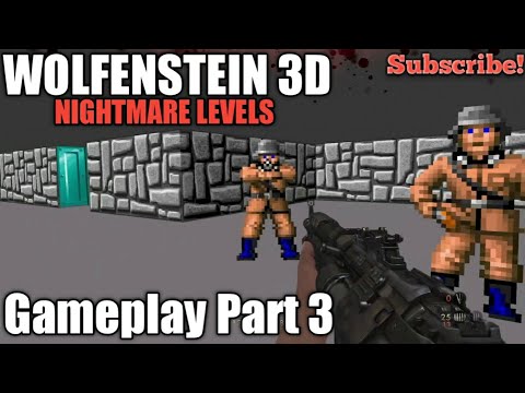 Wolfenstein 3D Nightmare Levels, Gameplay Part 3 - YouTube