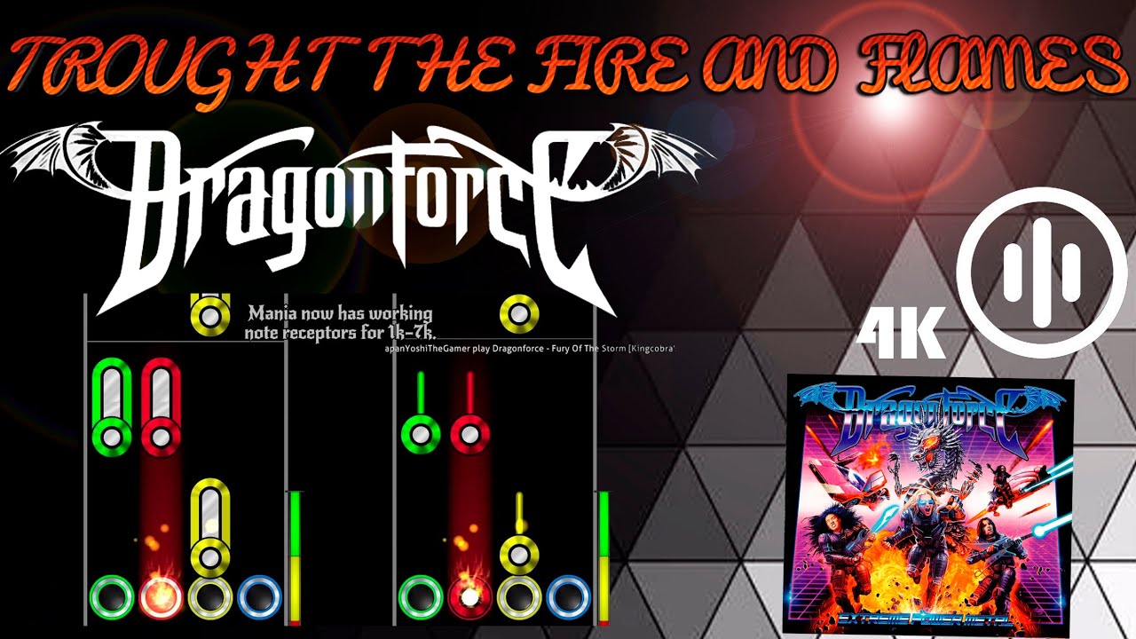 THROUGH THE FIRE AND FLAMES [4K] OSU!MANIA [S] 95.32% - YouTube