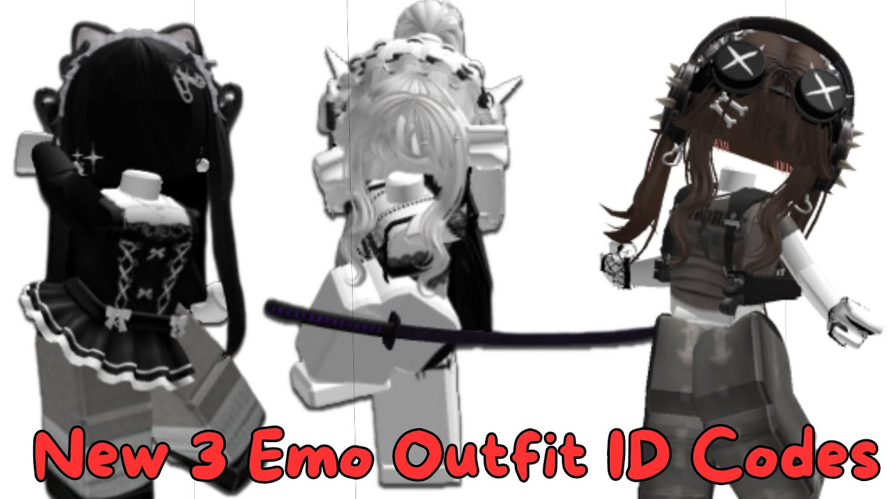 New 3 Emo Outfits ID Codes + Links For Brookhaven RP, Berry Avenue, And ...
