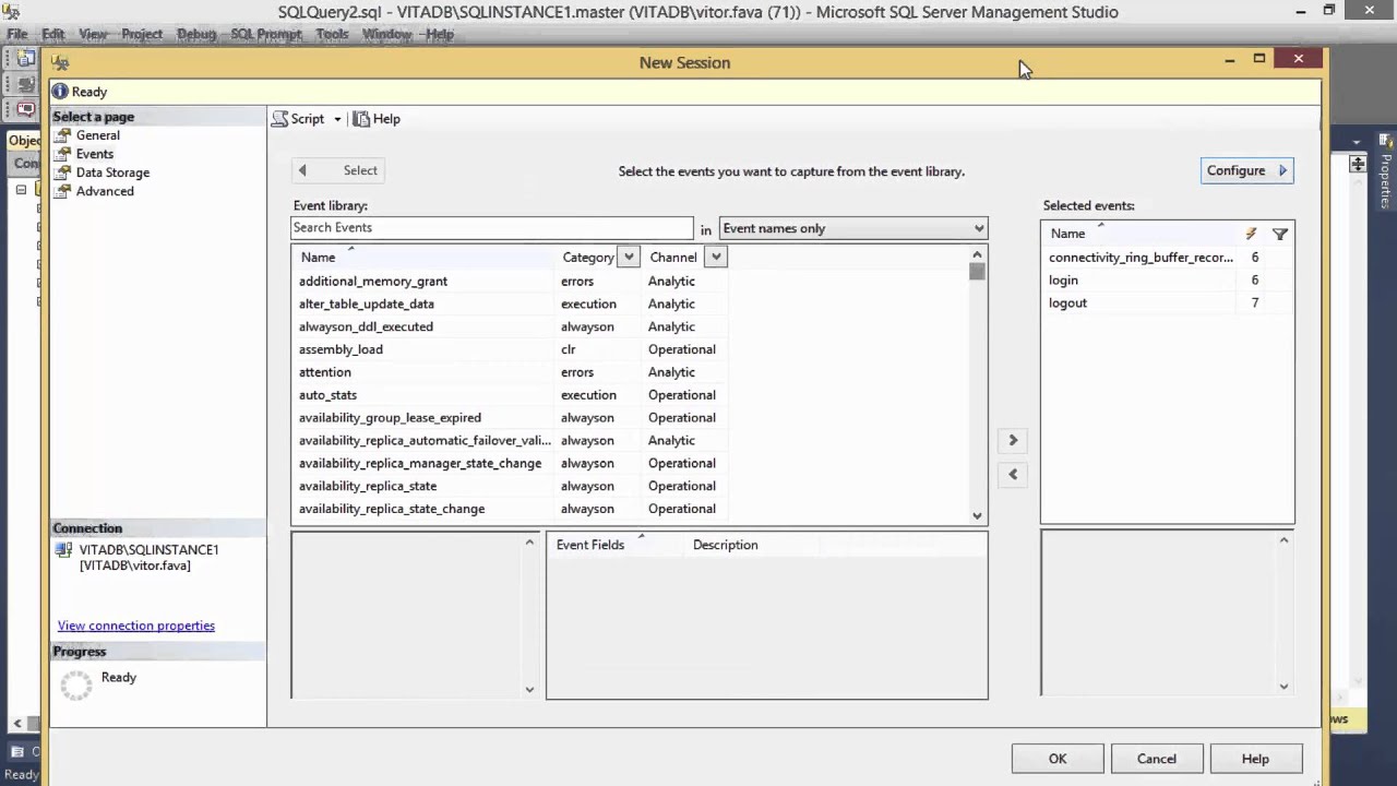 Highway to Hell – Extended Events – Parte 15 – Monitorando parâmetros ...
