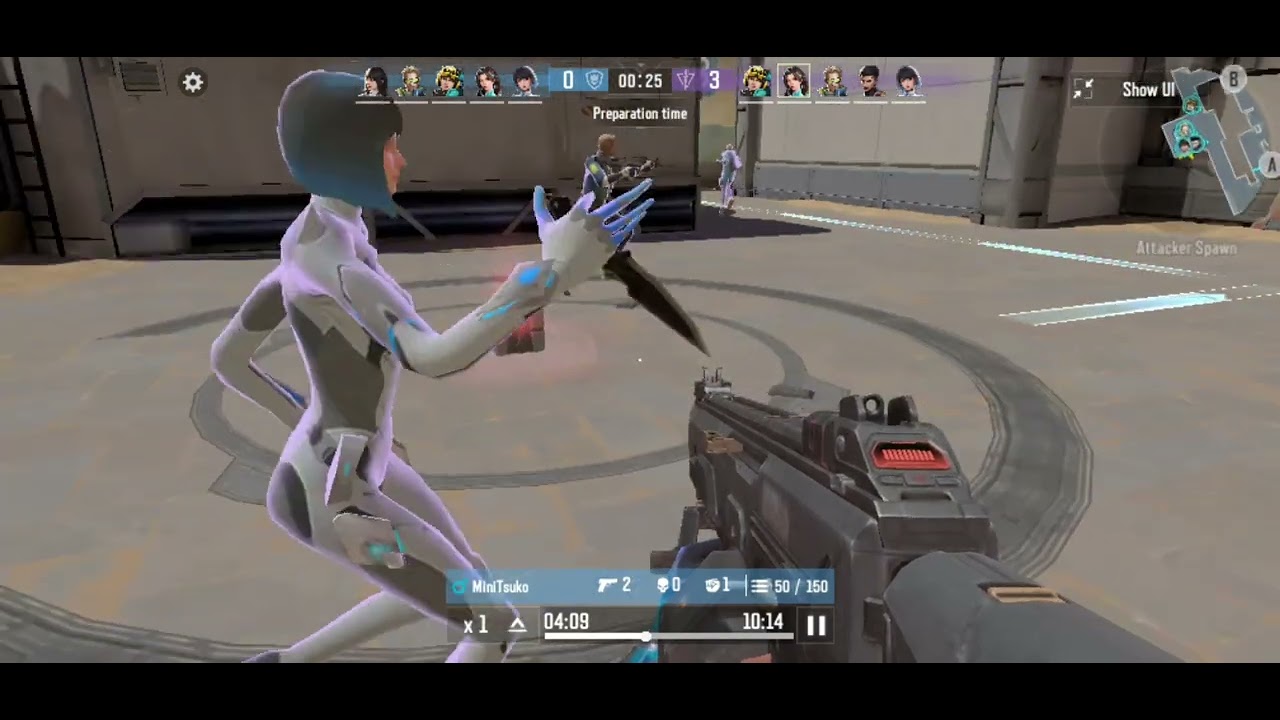 Hyper Front_lite/valorent mobile game play |copy of valorent #gameplay ...