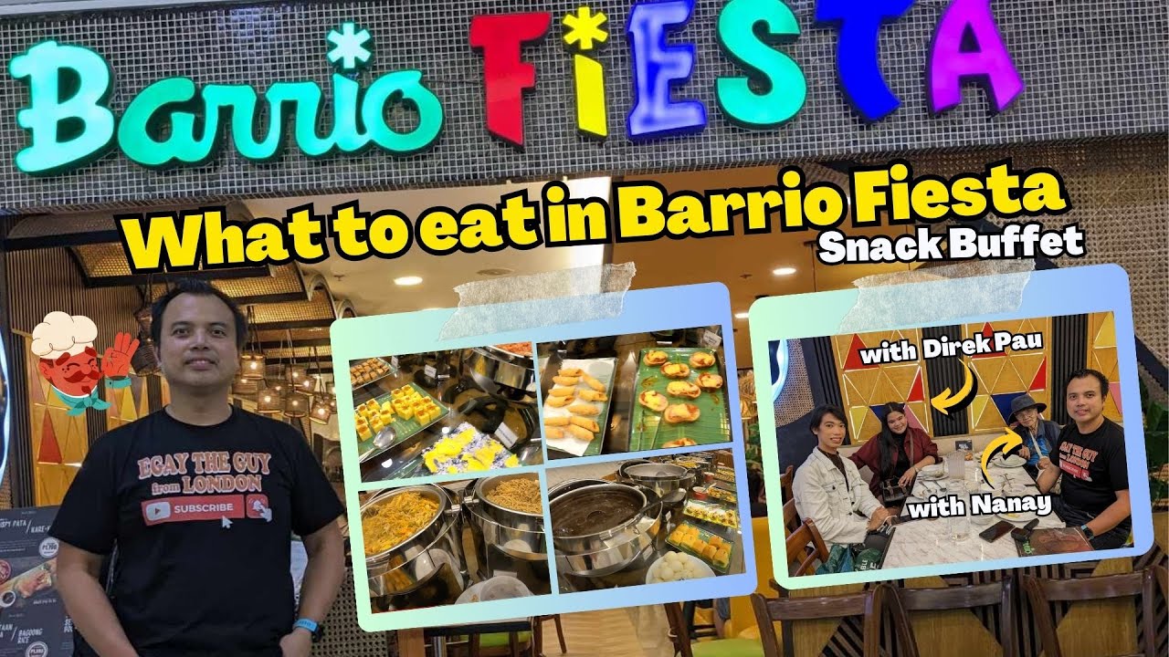 WHAT TO EAT IN BARRIO FIESTA? - SNACK BUFFET! - YouTube
