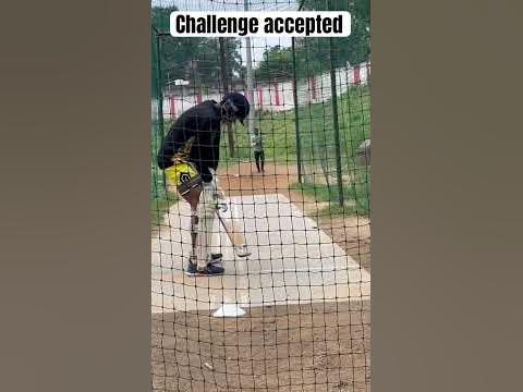 Shivam Vishwakarma robo side armer specialist-challenge accepted#viralvideo #cricket #music #rap ...