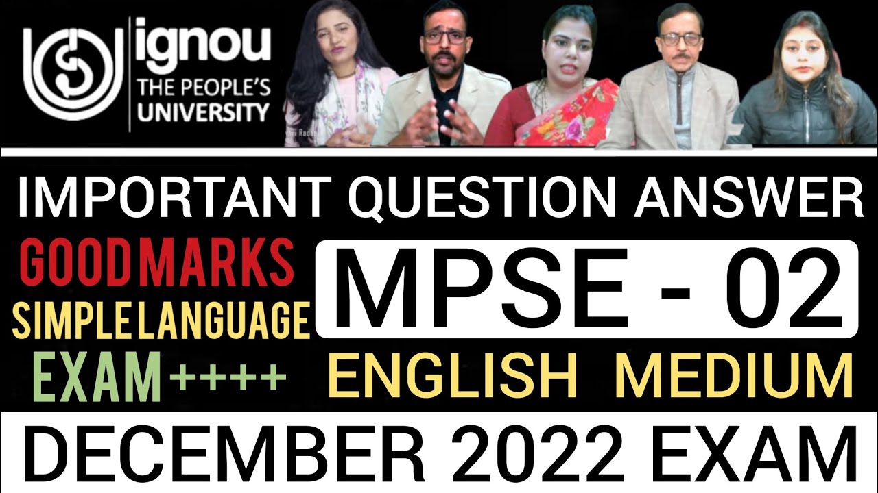 mpse 002 important questions |mpse 002 important questions December ...